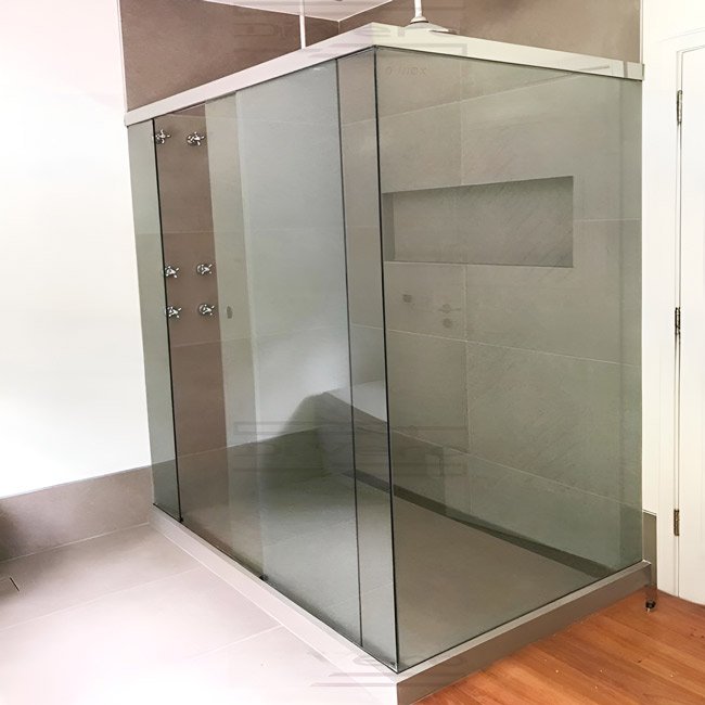 Box de Vidro para Banheiro Modelo Bello · Vidraçaria SHOW GLASS