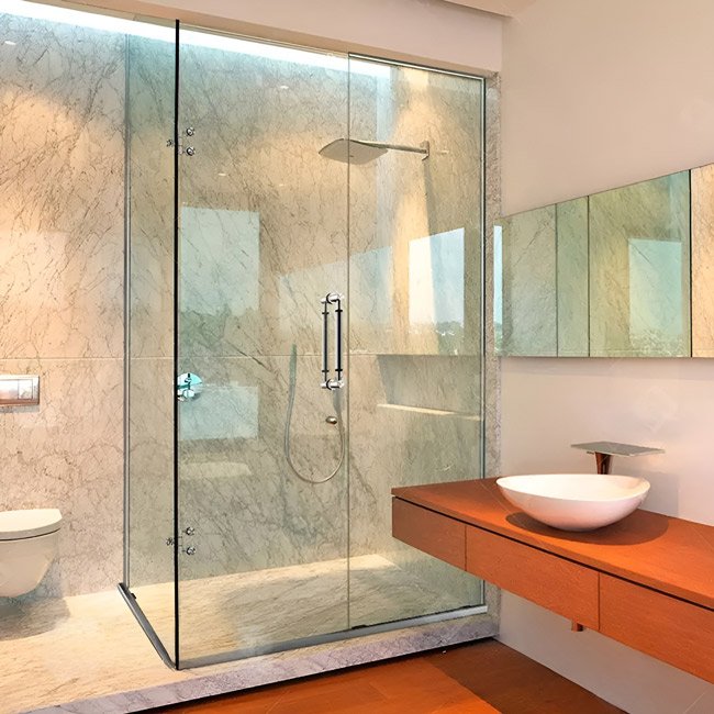 Box de Vidro para Banheiro Modelo Cristal · Vidraçaria SHOW GLASS