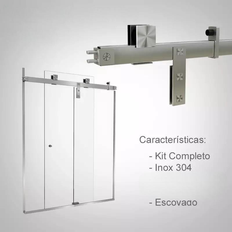 Box de Vidro para Banheiro Modelo Quadratto Prime · Vidraçaria SHOW GLASS
